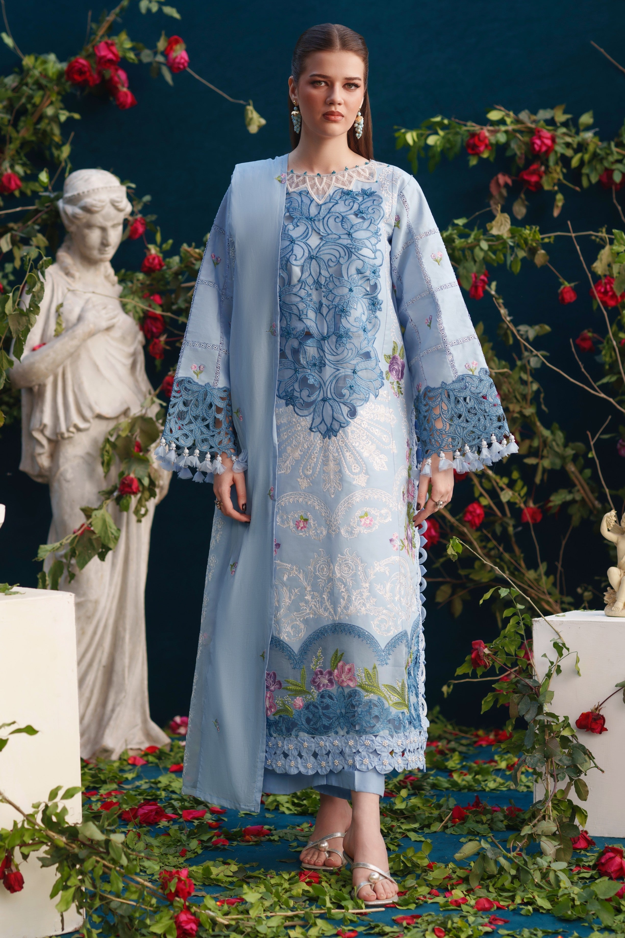 Maha Embroidered 3-Piece – NB